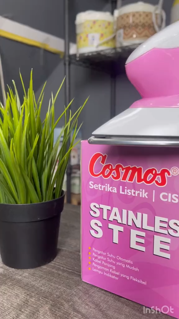 COSMOS CIS 428 Setrika Listrik Plat Stenlies Stell - Setrika Listrik ...