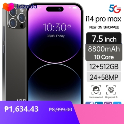 i14Pro Max 2023 Smartphone 100% Brand New Handphone Big Sale 7.5 inch ...