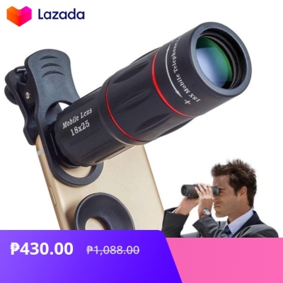 APEXEL Universal 18x25 Monocular Zoom HD Optical Cell Phone Lens ...