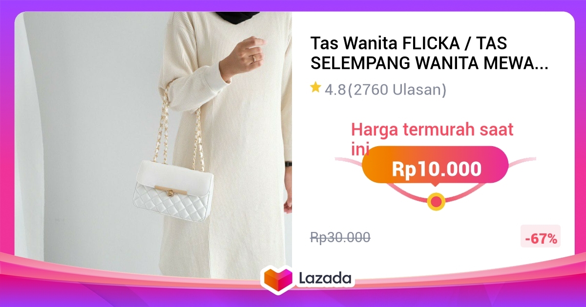 Tas Wanita FLICKA / TAS SELEMPANG WANITA MEWAH KEKINIAN