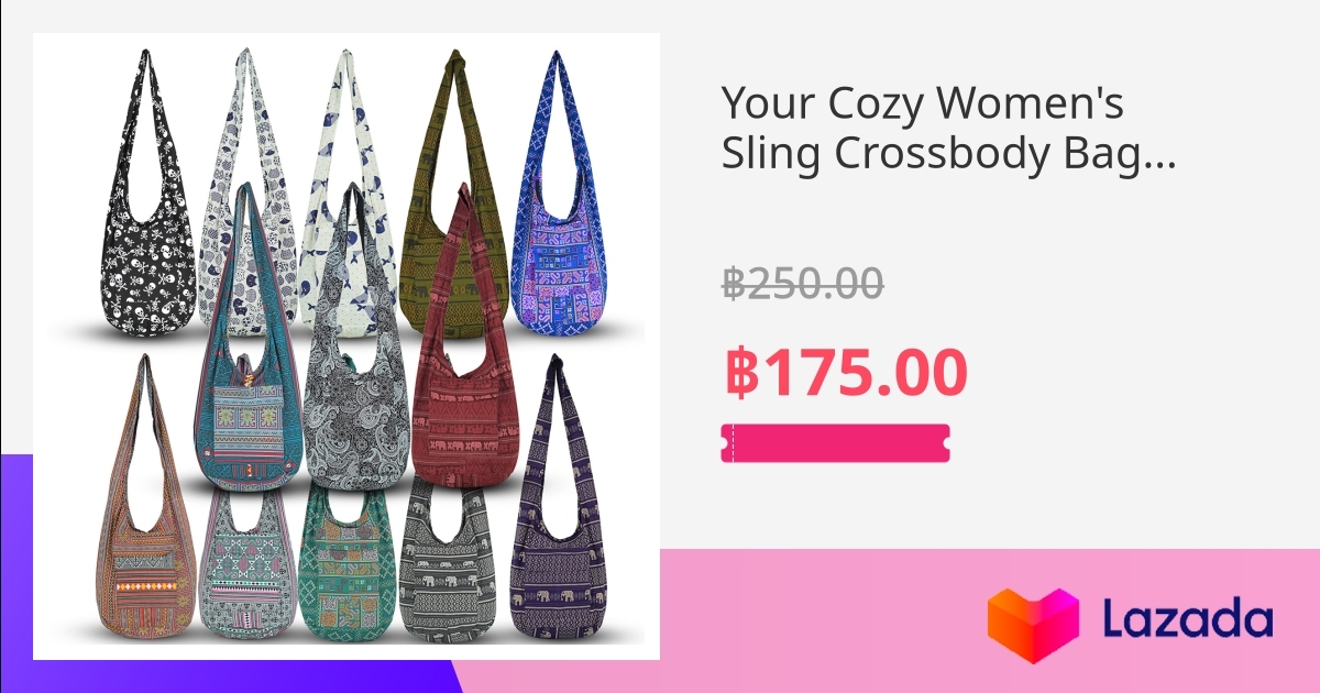 Your Cozy Women's Sling Crossbody Bags Large Shoulder Shopping Hobo Bag ...