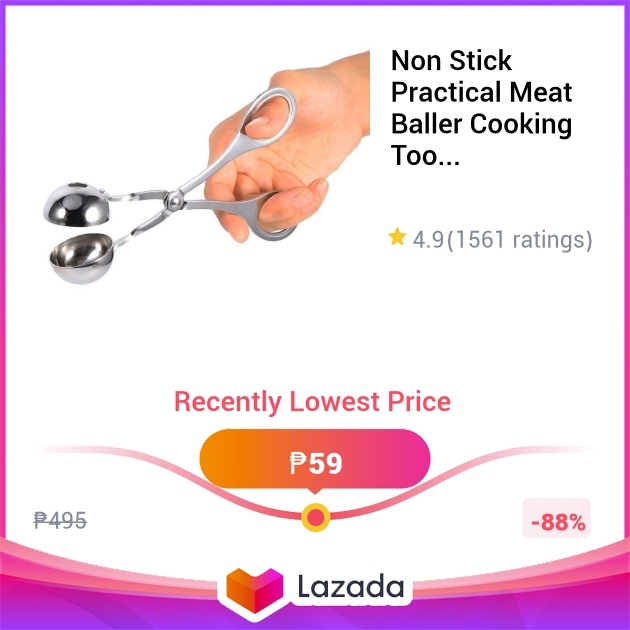 Non Stick Practical Meat Baller Cooking Tool Kitchen Meatball Scoop ...