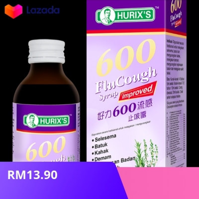 Hurix's 600 FluCough Syrup Improved