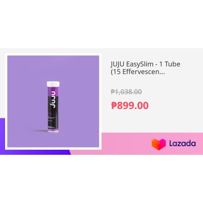 JUJU EasySlim - 1 Tube (15 Effervescent Tablets) Best for Slimming ...