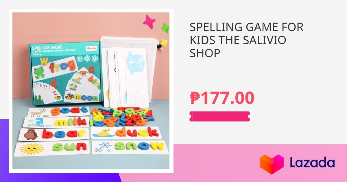 SPELLING GAME FOR KIDS THE SALIVIO SHOP
