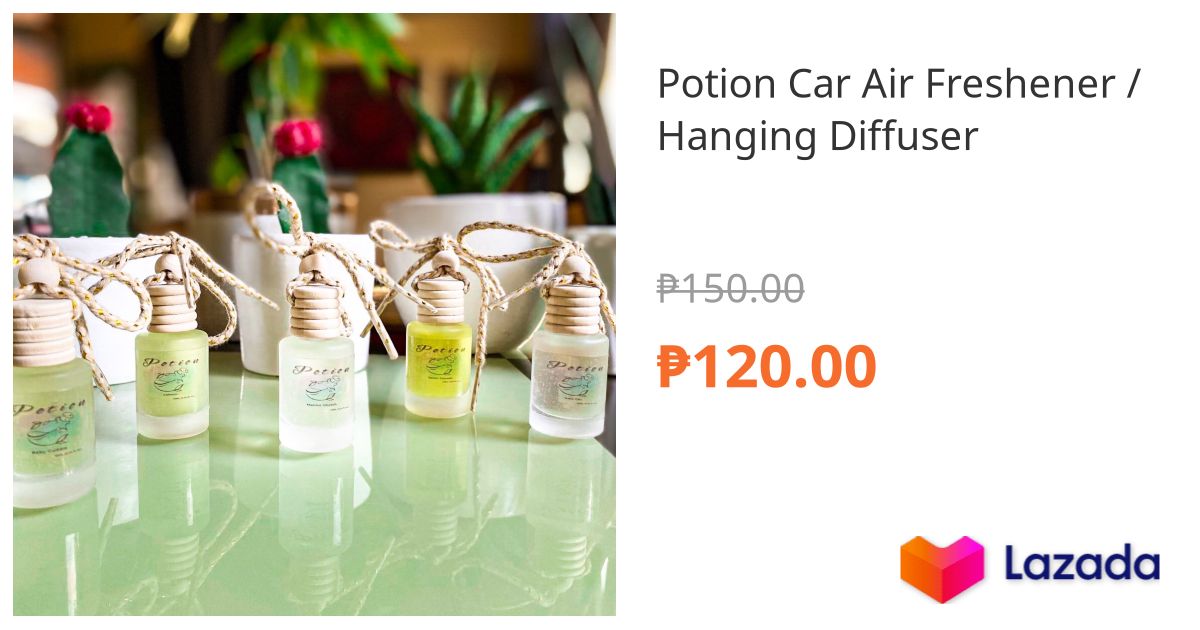 Potion Car Air Freshener / Hanging Diffuser