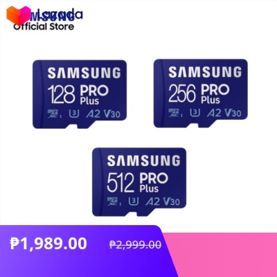 Samsung Pro Plus Micro SD Card | 128GB SD Card MB-MD128KA/APC | 256GB SD Card MB-MD256KA/APC ...