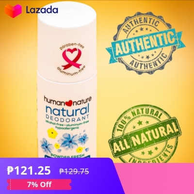 Human Nature Natural Deodorant Powder Fresh 50ml 100% Guaranteed Authentic