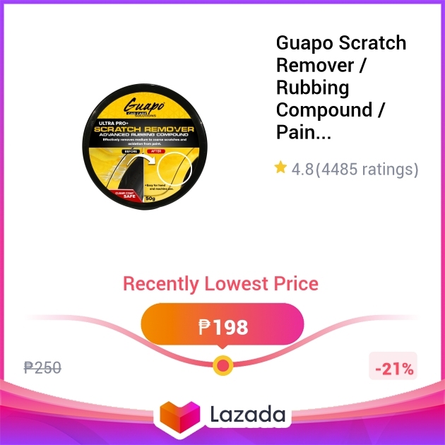 Guapo Scratch Remover / Rubbing Compound / Paint Correction 70g