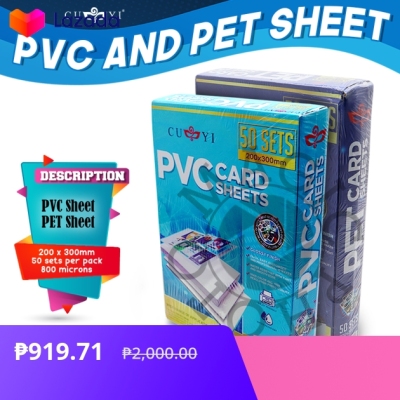 Magic photo00 (50 sets) CUYI Pvc Sheet A4 Size For Id Printing , Bagtag ...