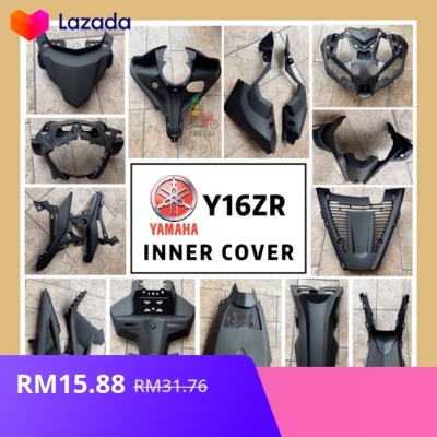 YAMAHA Y16ZR Y16 INNER COVER BODY FULL SET PPBK ORIGINAL COVER HITAM ...