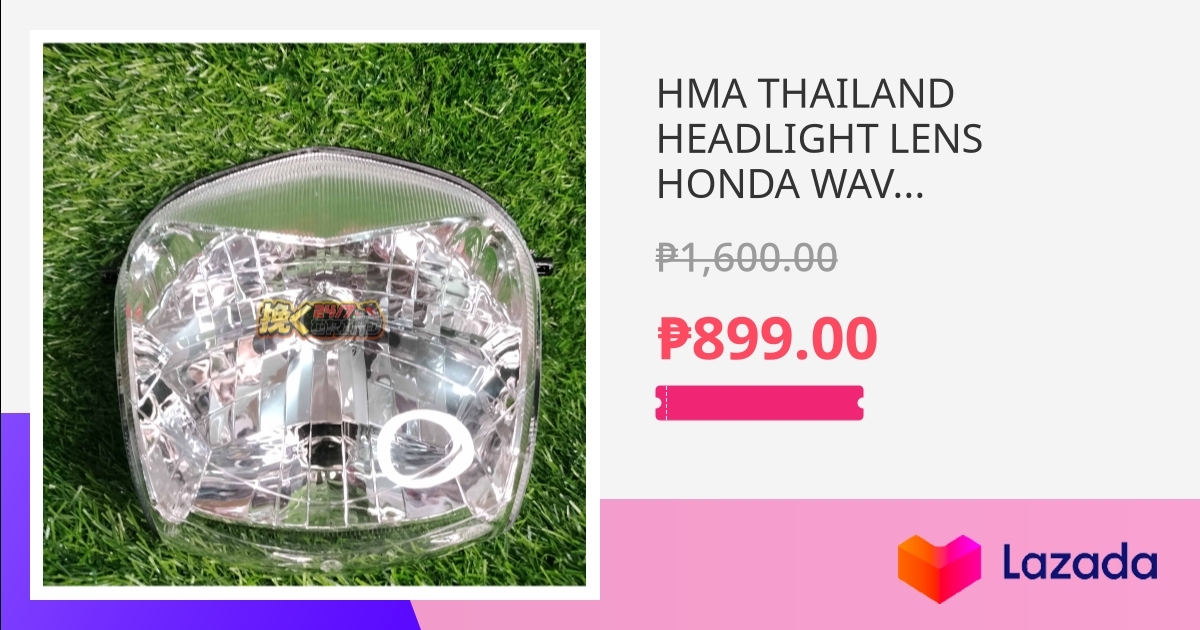 HMA THAILAND HEADLIGHT LENS HONDA WAVE 125 THAILAND ORIGINAL