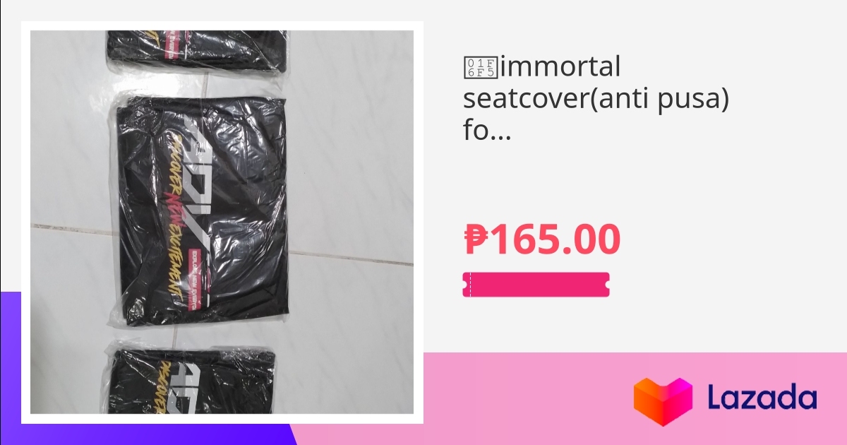 🛵immortal seatcover(anti pusa) for honda ADV🛵 w/ADV logo printed, easy ...
