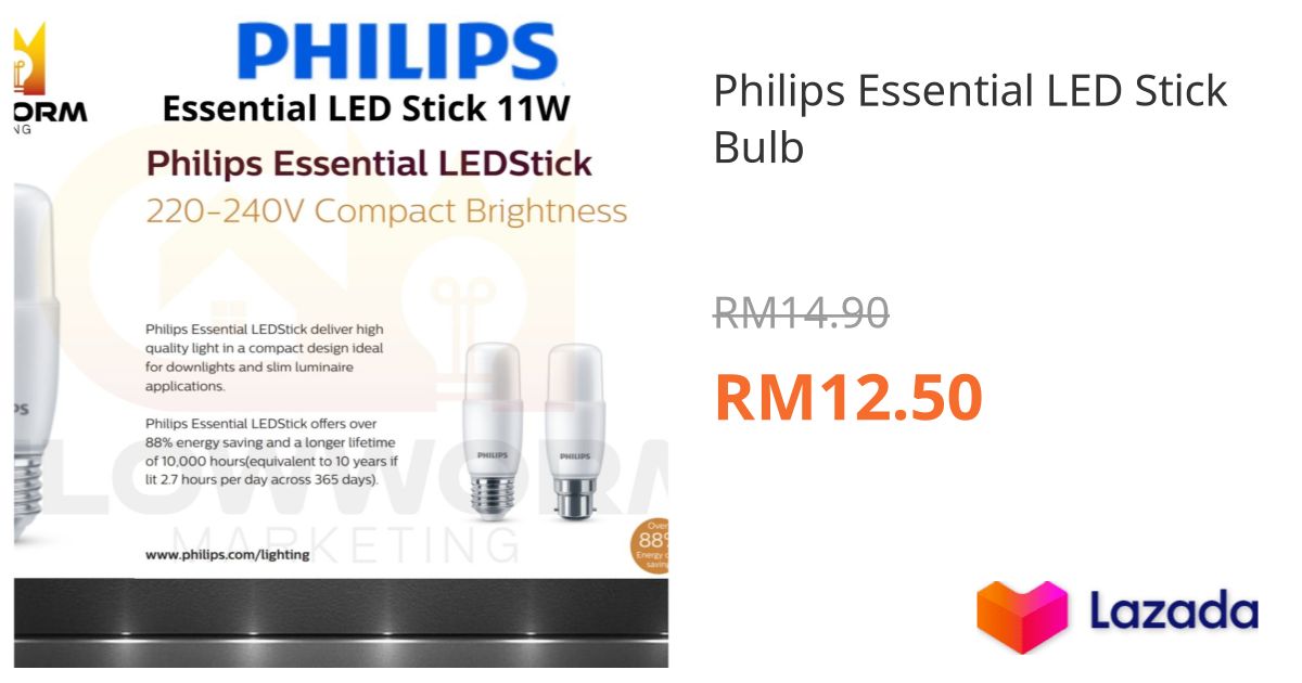 Philips Essential LED Stick Bulb