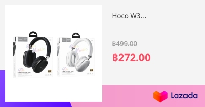 Hoco W35 หูฟัง บลูทูธ คไร้สาย แบบครอบหู รองรับ การเล่นเพลง แบตเตอรี่ ทนทาน แท้100%