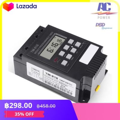ทามเมอร์ตั้งเวลา TM-616 ดิจิตอล ไทม์เมอร์ Digital Timer 7 Day 220 V.AC ...