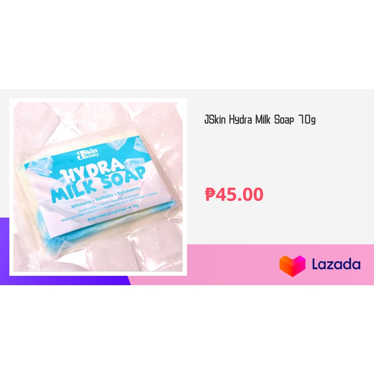 JSkin Hydra Milk Soap 70g