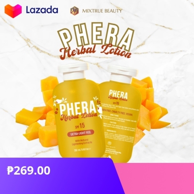 Mixtrue Beauty Phera Herbal Lotion SPF15 250mL Ultra Light Gel type ...