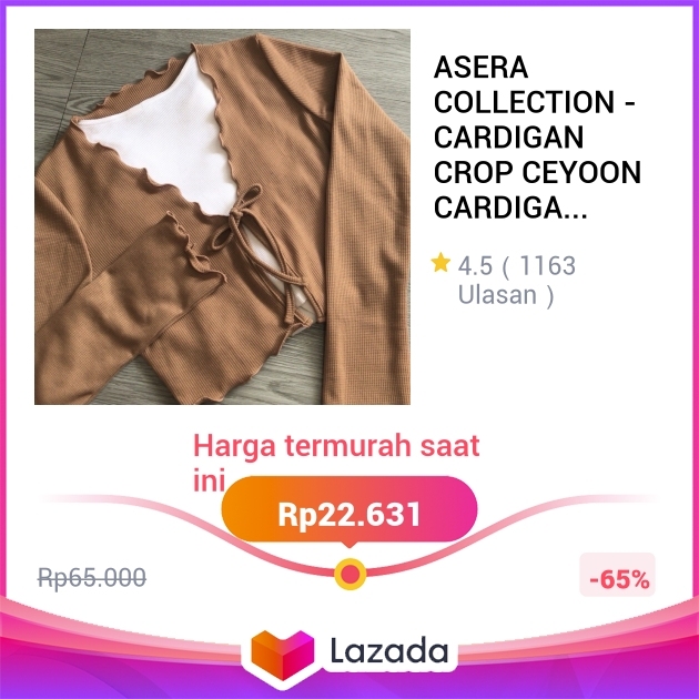 ASERA COLLECTION - CARDIGAN CROP CEYOON CARDIGAN CROP/OUTER WANITA CROP