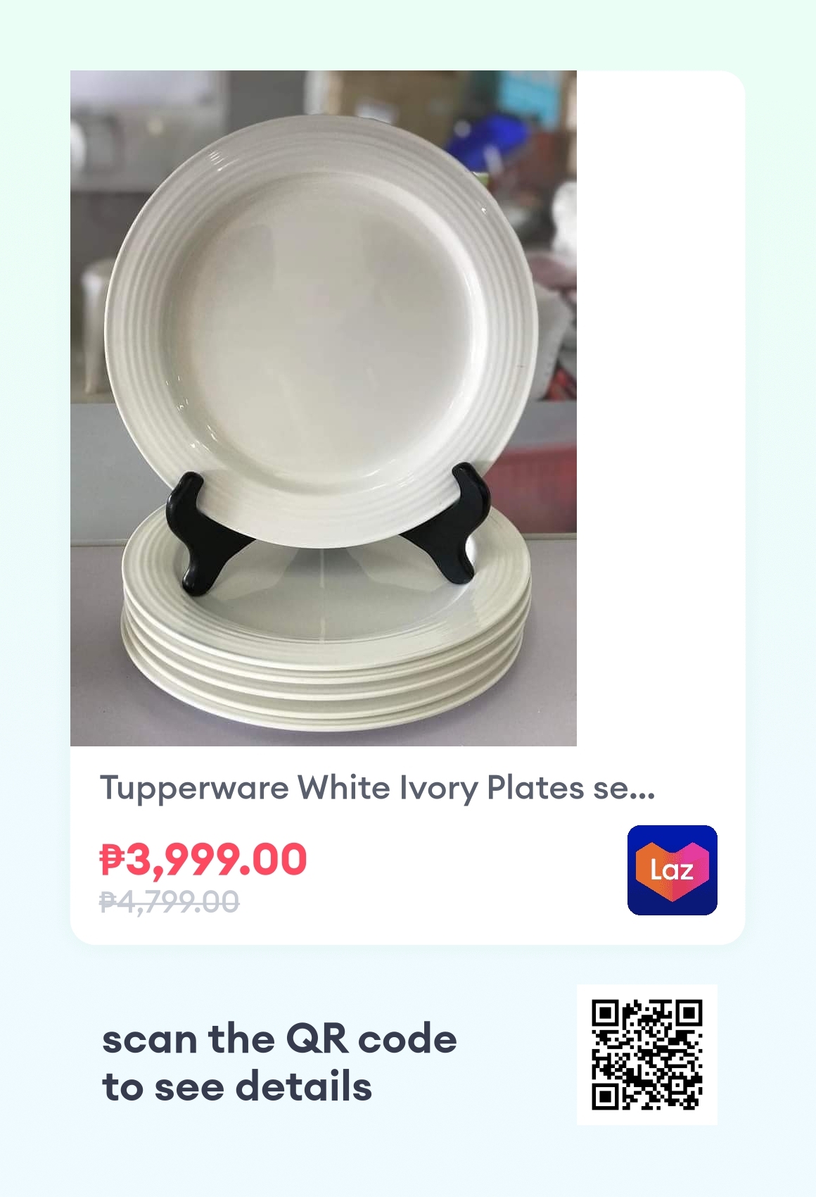 Tupperware White Ivory Plates set 6pcs +6pcs bowls