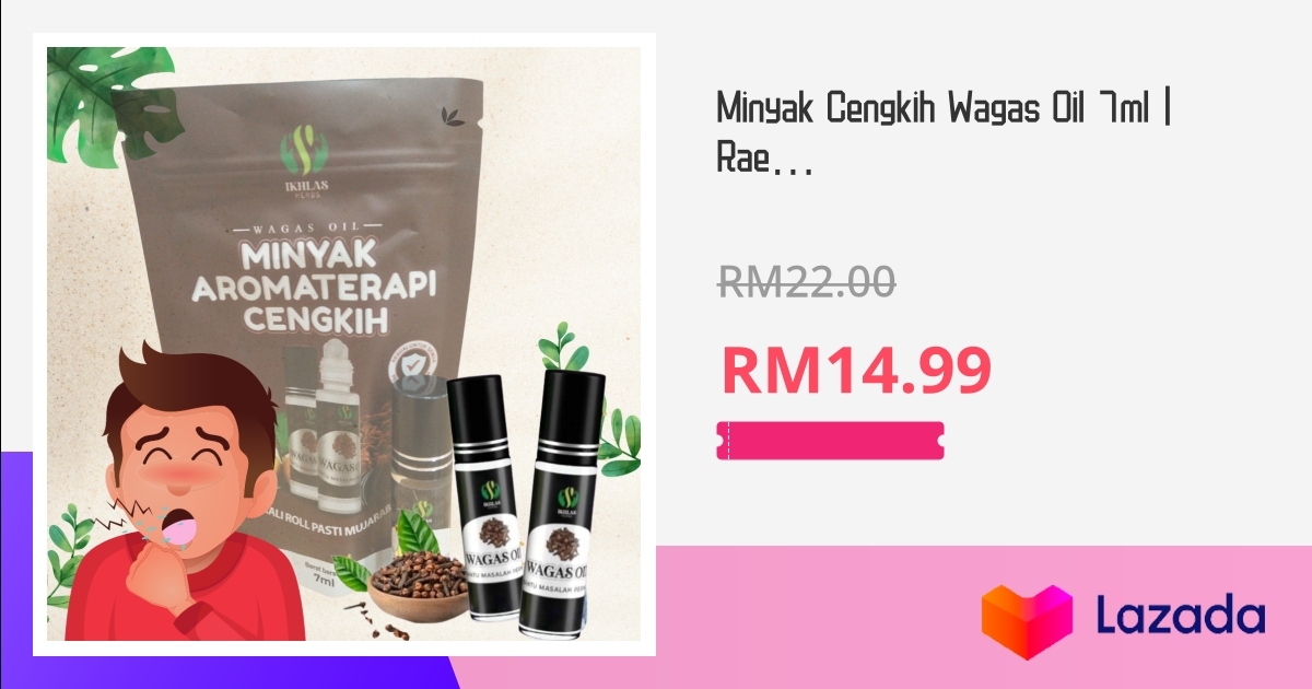 Minyak Cengkih Wagas Oil 7ml | Raed Minyak Cengkih 10ml (Original ...