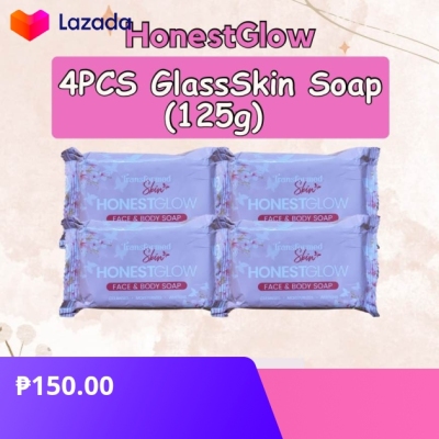 3pcs Glass skin soap by HonestGLOW (125g)