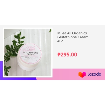 Milea All Organics Glutathione Cream 40g