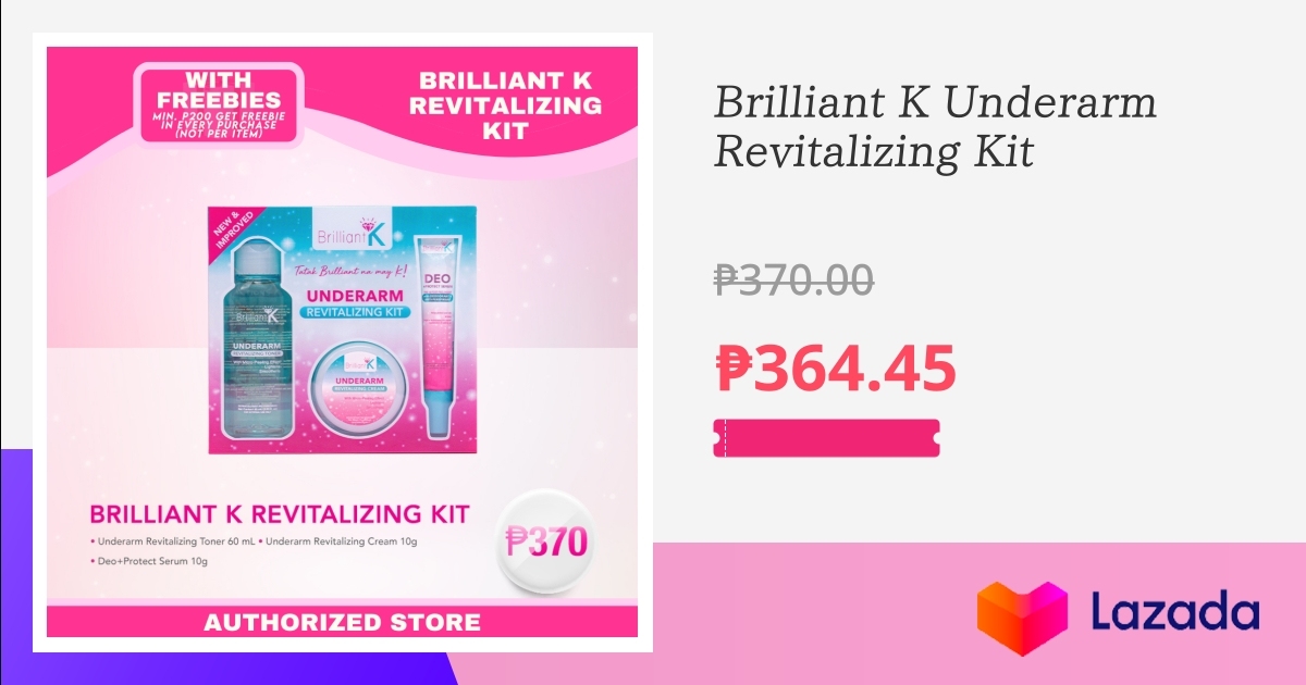 Brilliant K Underarm Revitalizing Kit