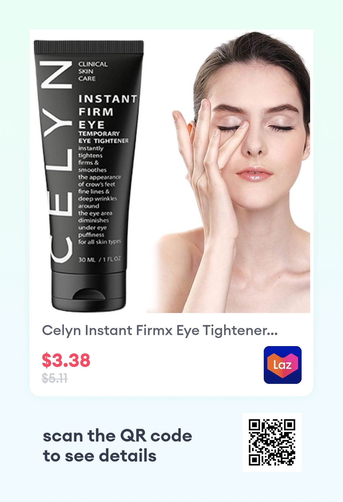 Celyn Instant Firmx Eye Tightener, Celyn Eye Bag Cream, Instant Firm ...