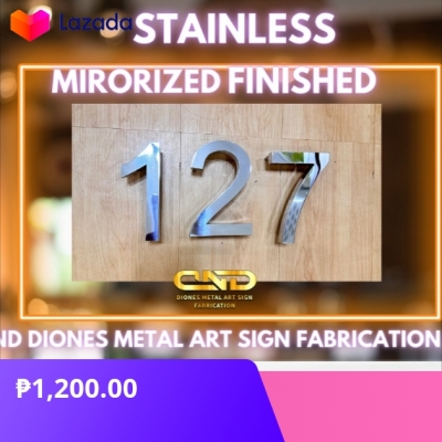 Stainless Steel 304 3d numbers floating number
