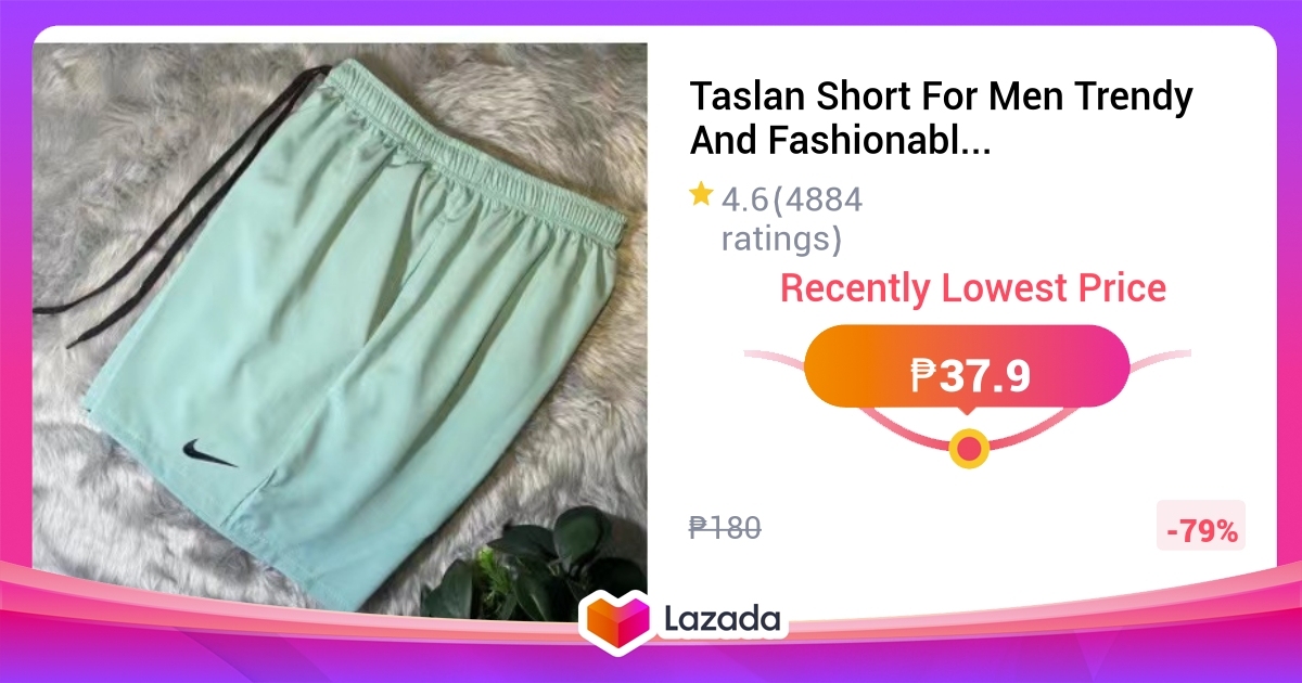 Taslan Short For Men Trendy And Fashionable Stretchable UNISEX Oversep