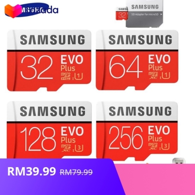Samsung Memory card EVO PLUS Memory Card With Conversion SD card holder ...