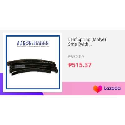 Leaf Spring (Molye) Small(with & without ears) / Medium / Large / Assembly