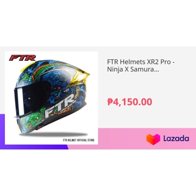 FTR Helmets XR2 Pro - Ninja X Samurai Matte Yellow/Green