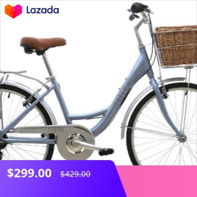 [BULKY] Totem Crystal 24 inch City Bike SHIMANO 6 Speed