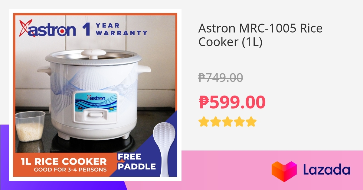 Astron MRC-1005 Rice Cooker (1L)