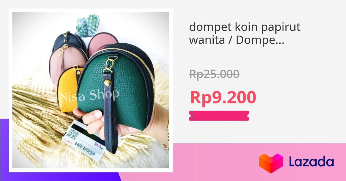 dompet koin papirut wanita / Dompet uang / Dompet kartu dan uang / Dompet papirut / Dompet ...