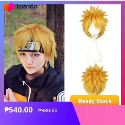 Naruto Cosplay Wig Naruto Hokage Uzumaki Halloween Cosplay Wigs Yellow ...