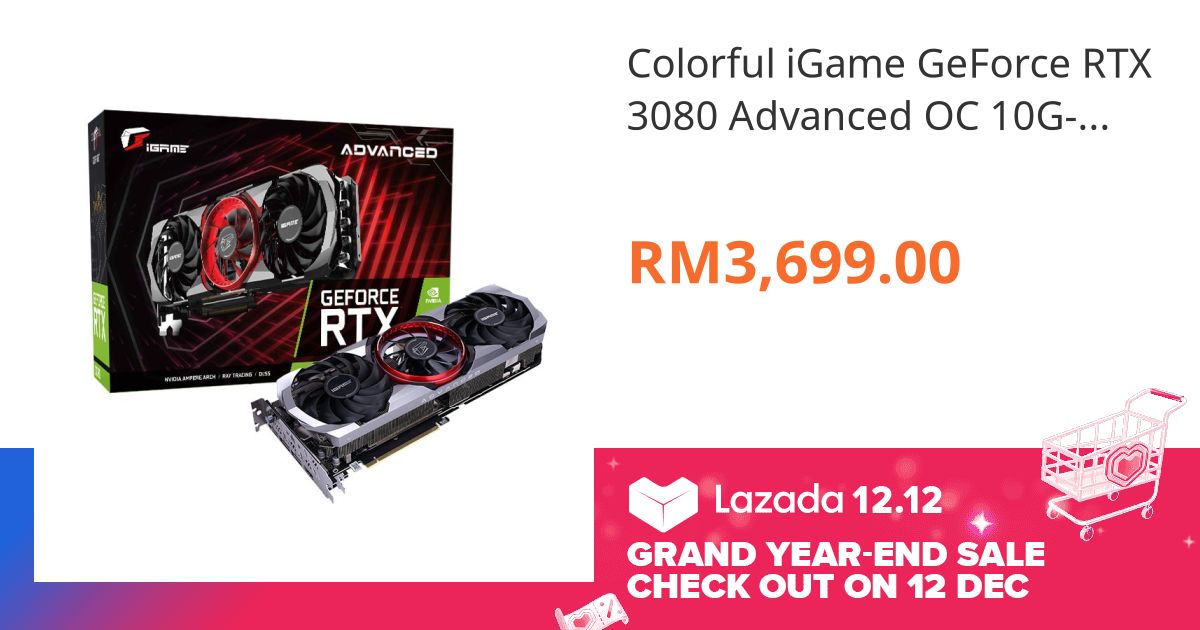 Colorful iGame GeForce RTX 3080 Advanced OC 10G-V graphic card | Online ...