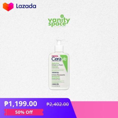 Authentic Cerave Cream to Foam Cleanser 236 mL [Vanity Space PH]