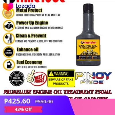 Primelube Engine Oil Treatment 250ML - The Best and Original Formula 1