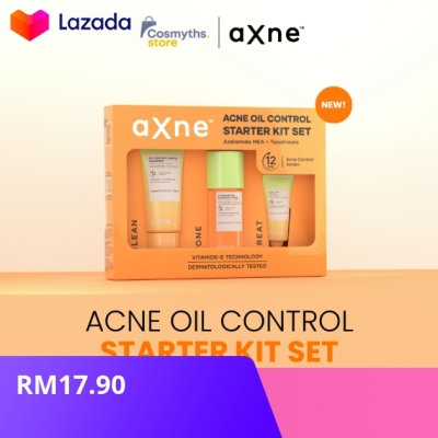 aXne Starter Kit (Oil Control Gentle Cleanser , pH Balancing Repairing ...