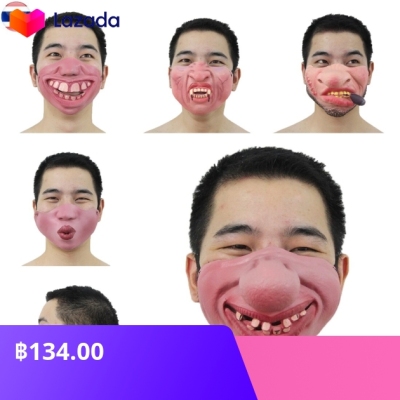 Funny Scary Half-face Latex for Party Costume Mask