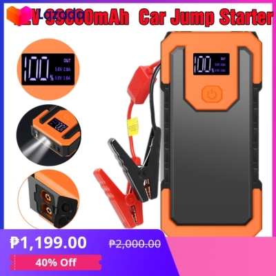12V 99800mAh High Power Car Jumper PowerBank Car Jump Starter Emergency Power Supply Car Battery ...