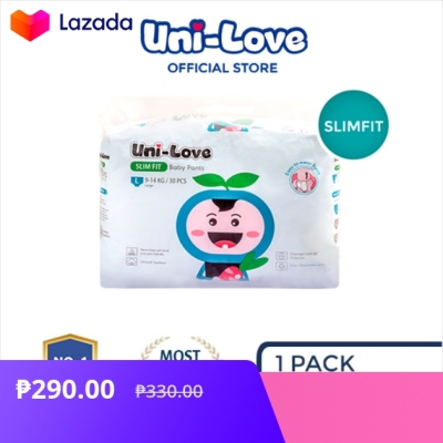 UniLove Slim Fit Baby Pants 30's (Large) Pack of 1