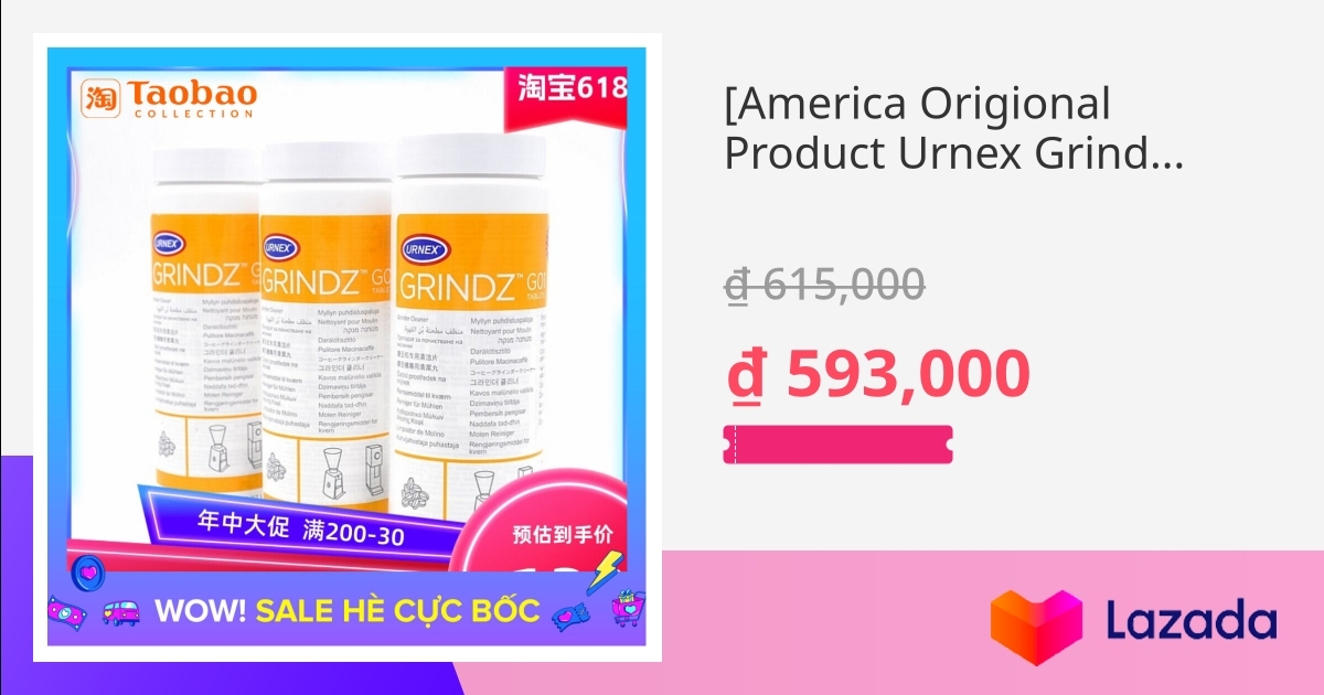 America Origional Product Urnex Grindz Coffee Grinder Cleaning Tablets ...