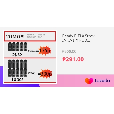 Ready R-ELX Stock INFINITY PODS /Phantom PODS / Essential REFILLABLE ...