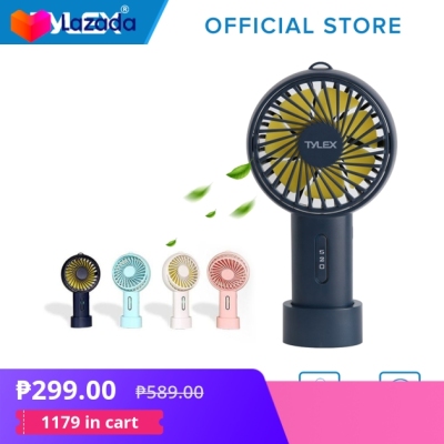 TYLEX XM35 Portable Mini Hand Fan Desktop Fan Charging Base 3 Gear ...