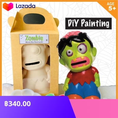 DIY Zombie Money Bank Painting Kit, Halloween Craft, Halloween ...