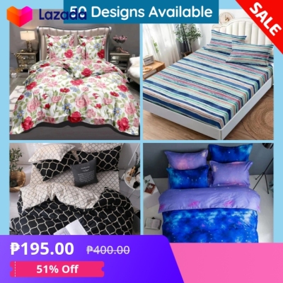 50 DESIGNS/CHOICES>SALE 3in1 Bedsheet Set Horizontal Line Design ...